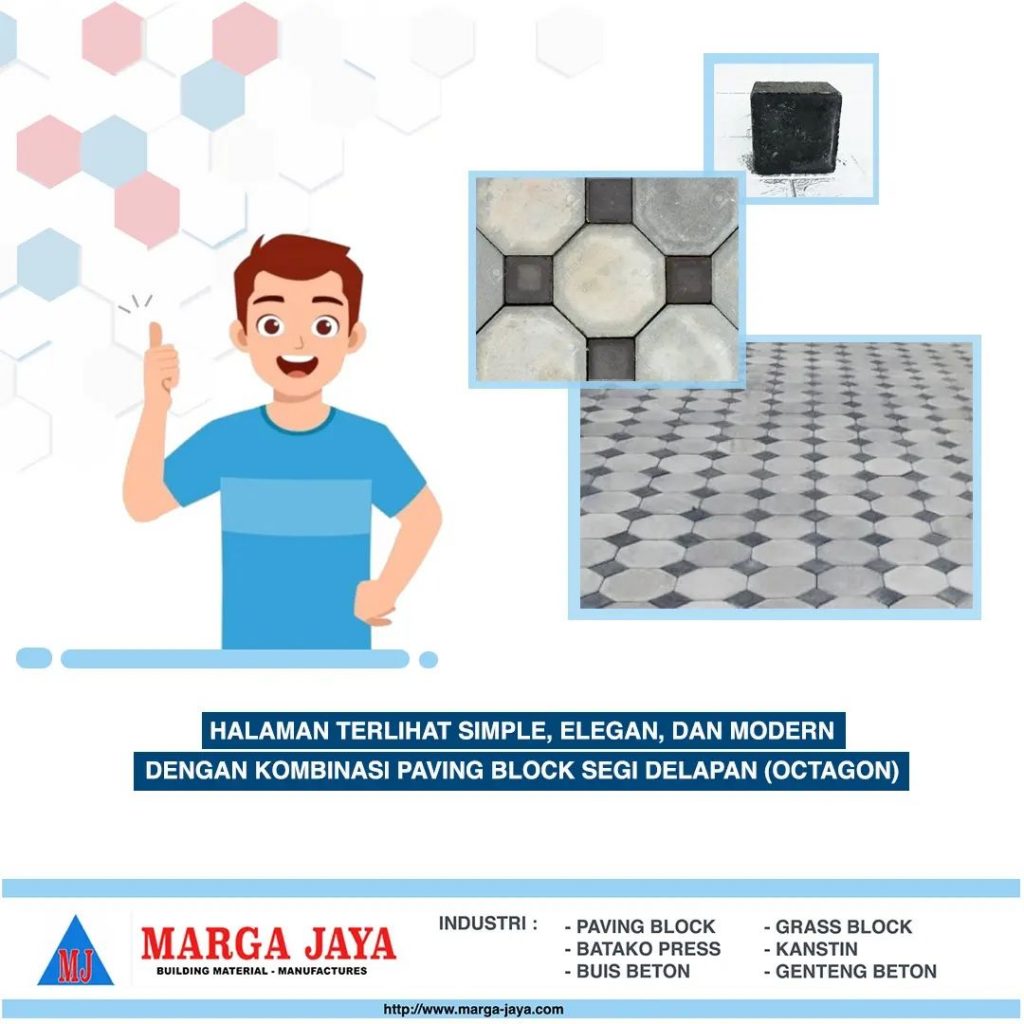 Paving Block Motif Segi Delapan Simple dan Elegan - Blog | Marga Jaya ...